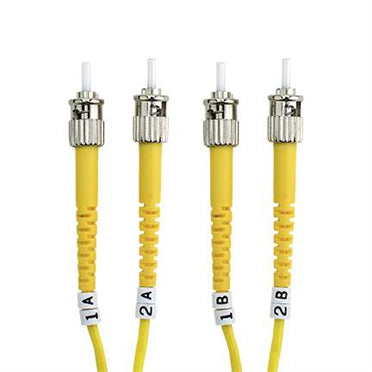 5 METER SINGLE MODE ST/ST DUPLEX CABLE - ST SINGLE MODE - MALE - ST ...