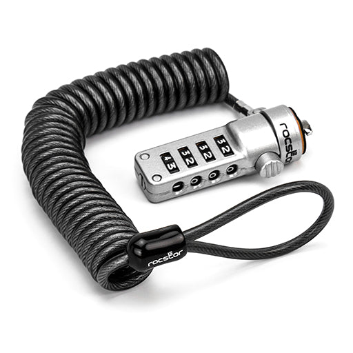 Rocstor Y10C180-B1 cable lock Black 70.9" (1.8 m)– Aeonfly