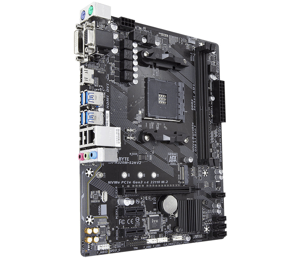 GA-A320M-S2H V2 - Gigabyte AMD A320M MOTHERBOARD GIGABYTE– Aeonfly