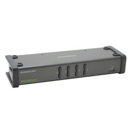 iogear MiniView GCS1744 4-Port Dual View - 4 x 1 - 4 x SPHD KVM switch ...