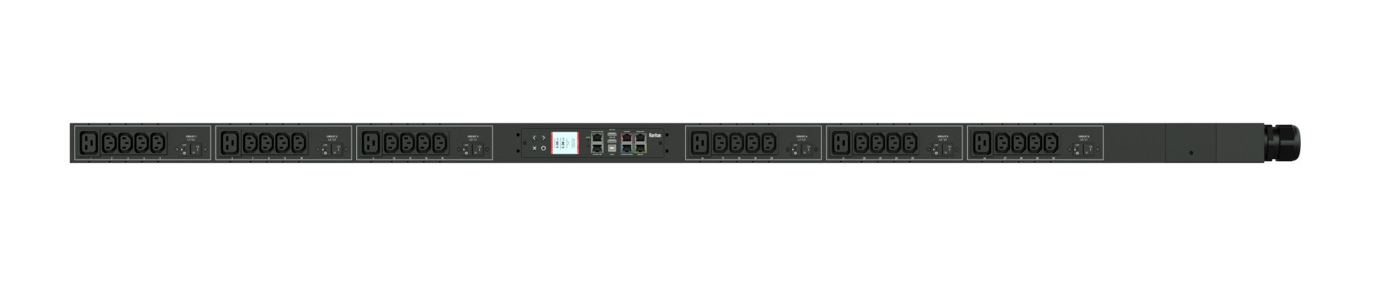 3PH, 208V AC, 60A (48A/PH RATED); 30 OUTLETS: 24X C13, 6X C19; PLUG ...