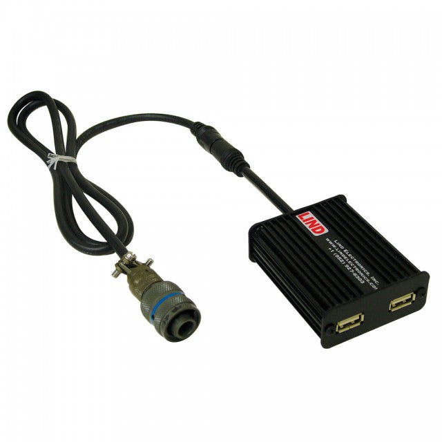 USB2-3682 - Lind Electronics DUAL USB OUTPUT ADAPTER FOR USE WITH MOBI ...