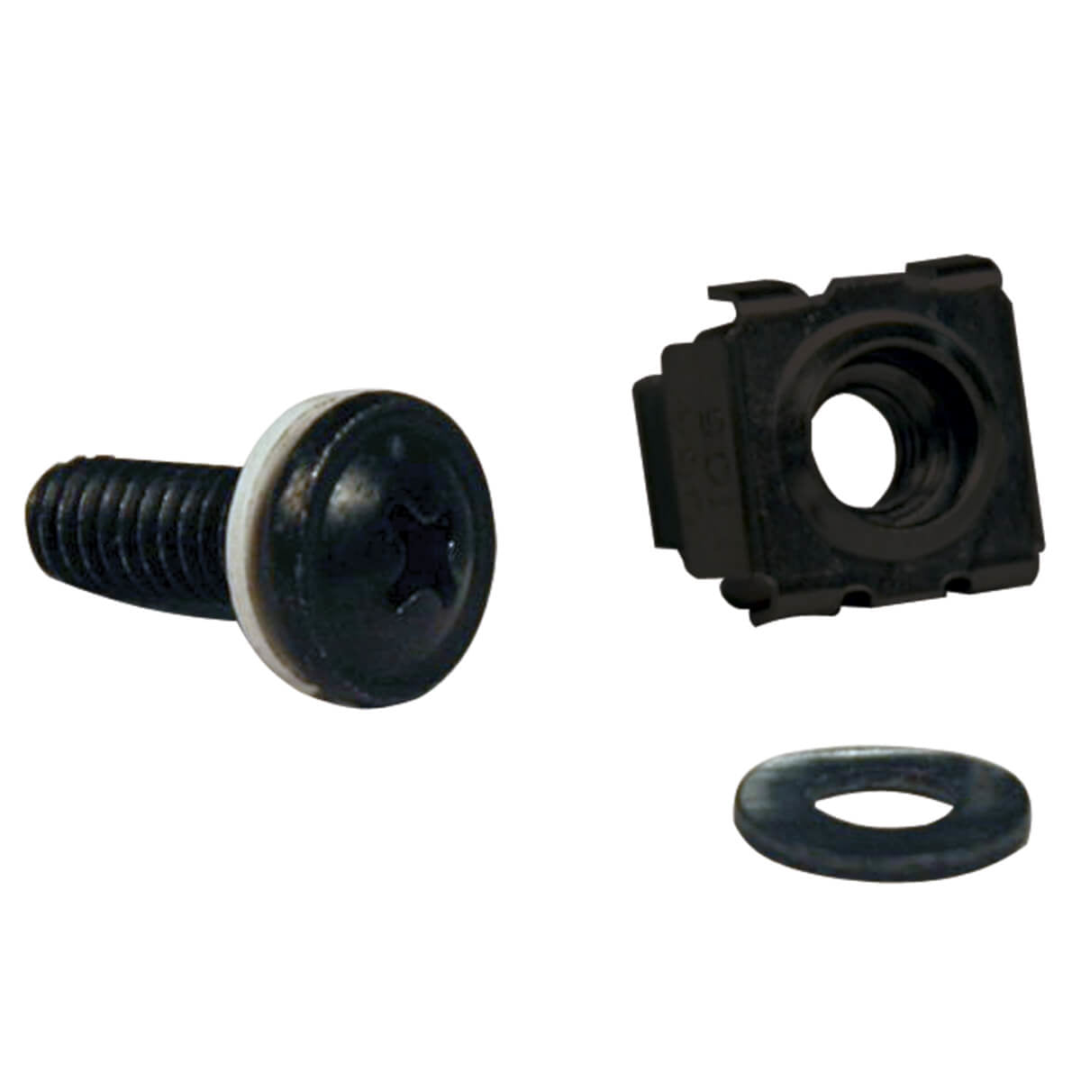 RACK ENCLOSURE CABINET SQUARE HOLE HARDWARE KIT SCREWS, WASHERS– Aeonfly