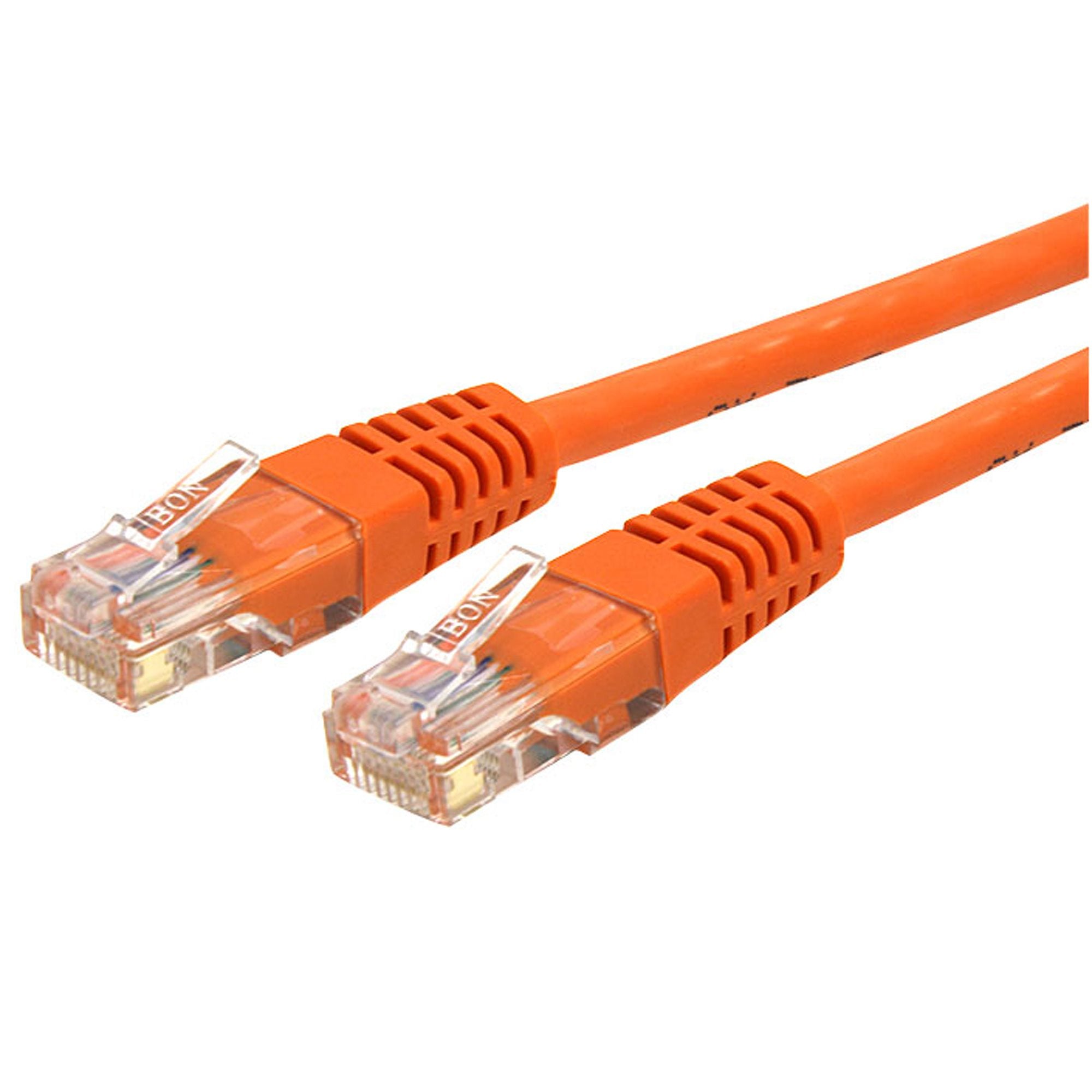 StarTech.com C6PATCH20OR networking cable Orange 240.2" (6.1 m) Cat6 U ...