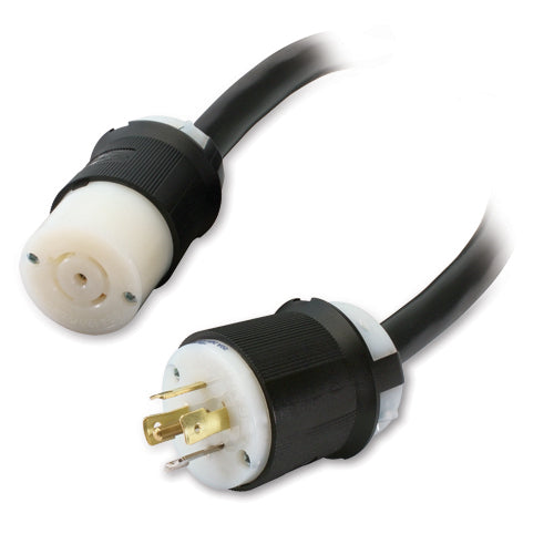 APC Power Extension Cable - Black - 200V AC to 208V AC - 20A - 4ft 48 ...