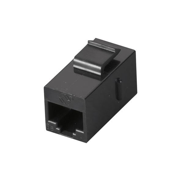 CAT5E UNSHIELDED STRAIGHT-PIN KEYSTONE COUPLER - BLACK, 10-PACK, GSA ...